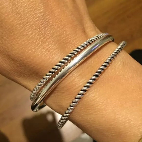 .925 sterling silver bangle hinge bracelet | Jewelry | 925 Sterling ...